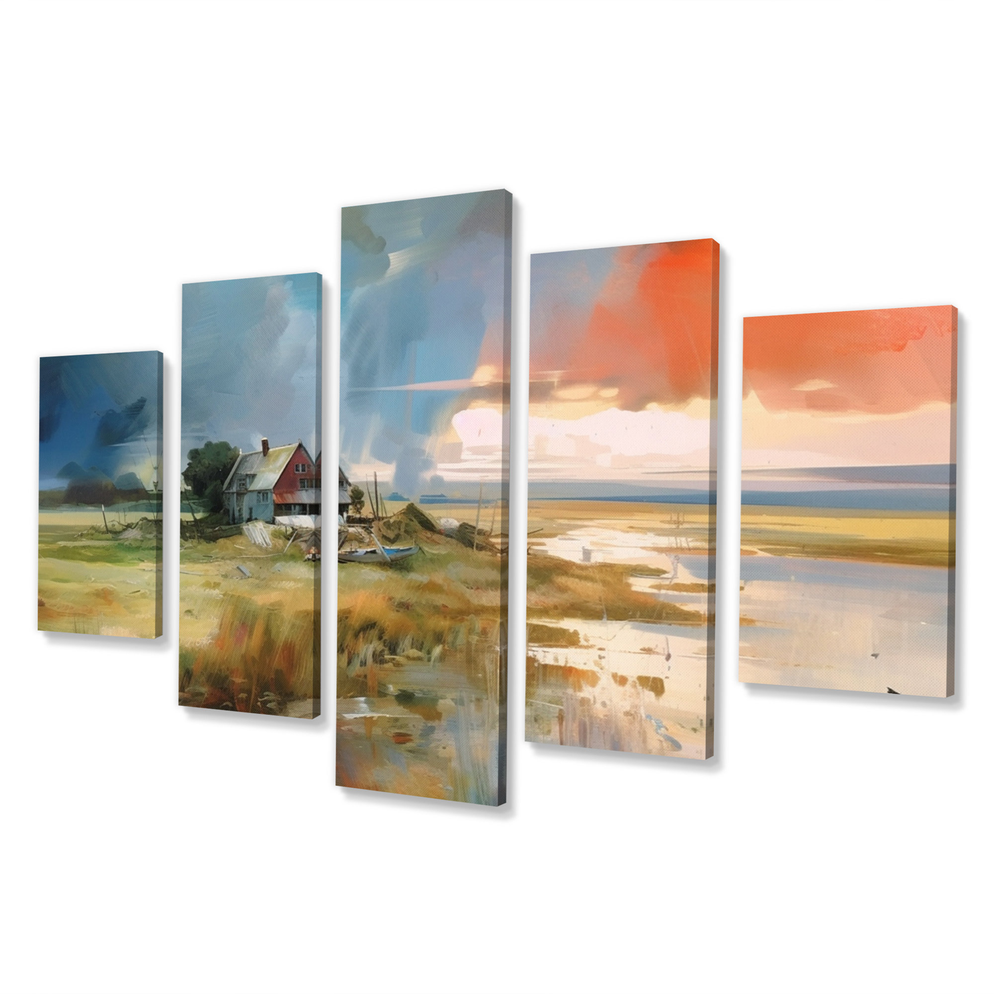 Design Art Scenic Countryside III - Countryside Wall Art Living Room ...