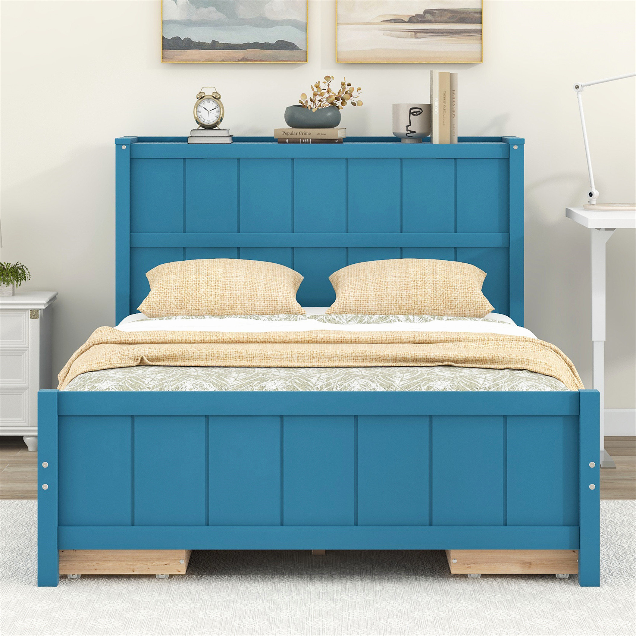 Lark Manor™ Versatile Platform Bed with Abundant Storage and Stylish ...