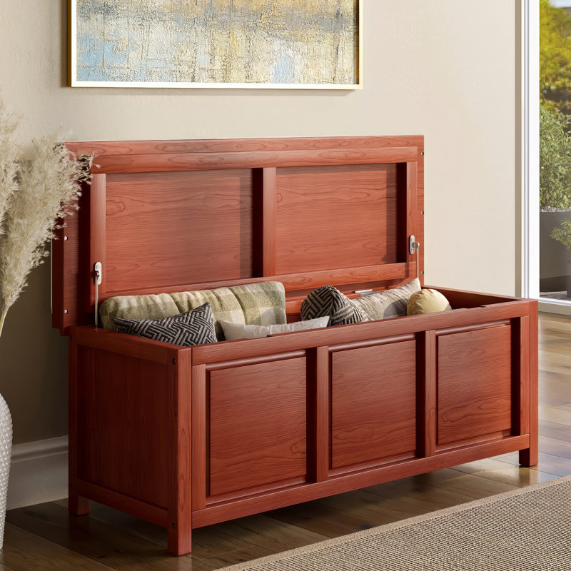 John Louis Home Solid Wood Open Top Storage Bench & Reviews | Wayfair