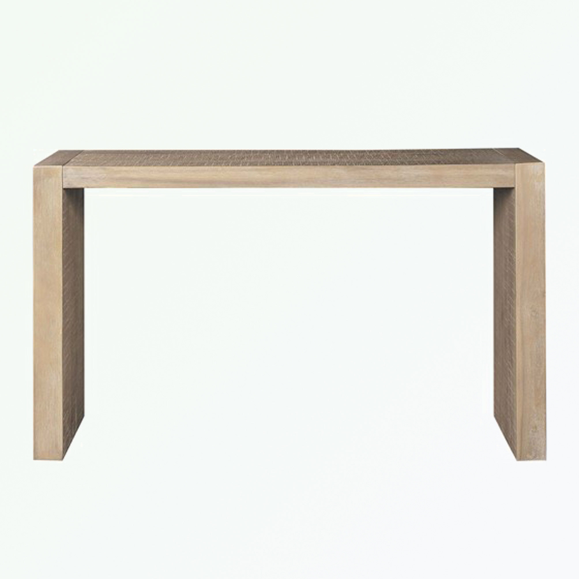 Gracie Oaks Betania 15'' Solid Wood Top Console Table | Wayfair