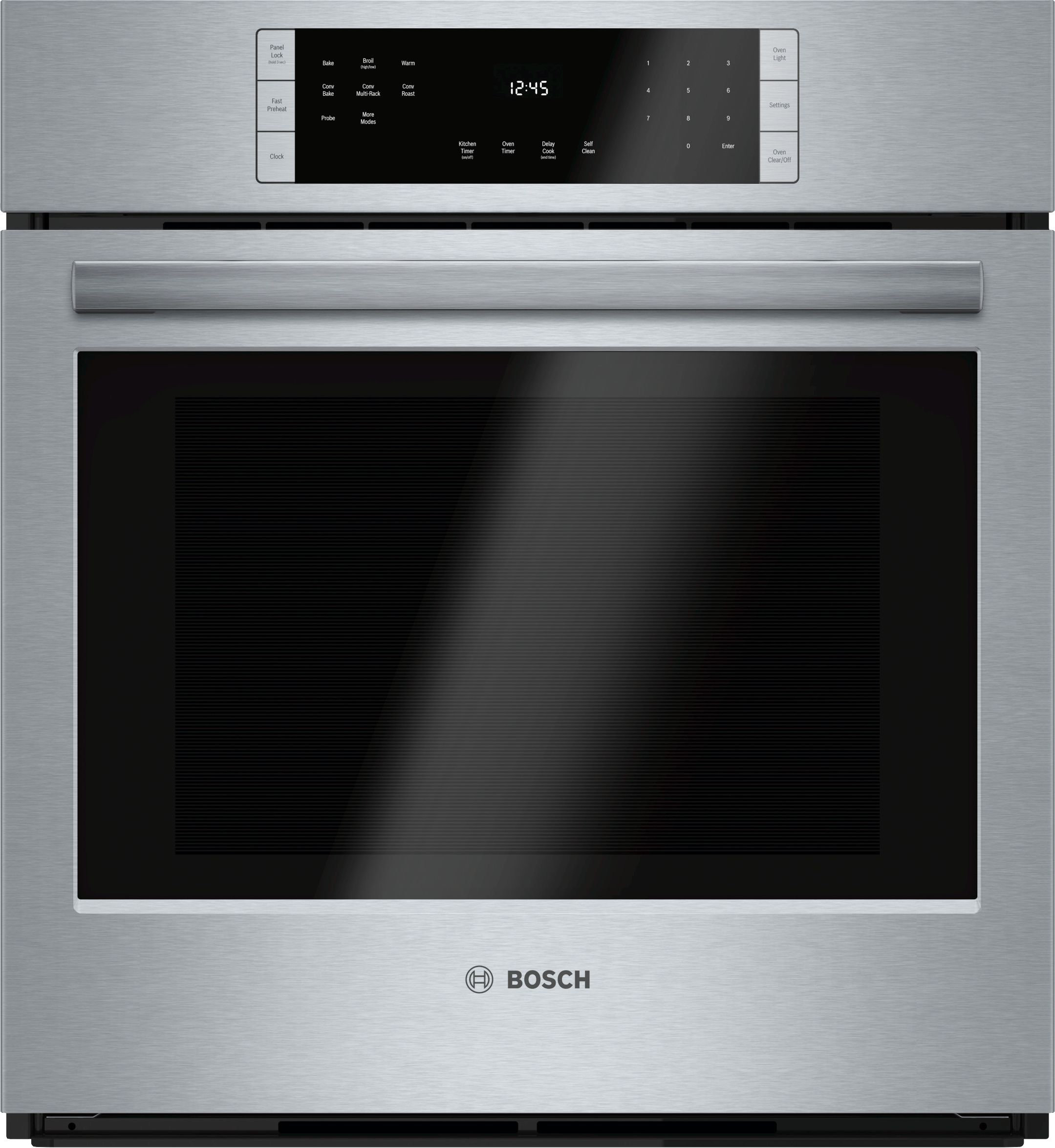 Bosch 800 Series 27" Self-Cleaning Convection Electric Single Wall Oven ...