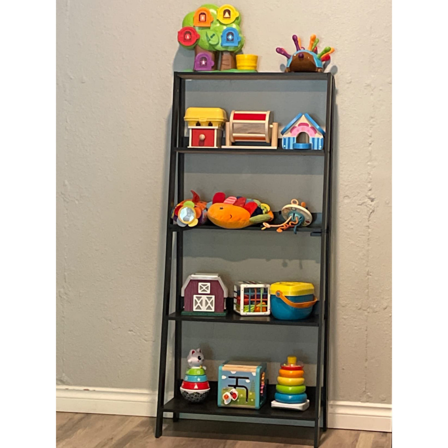 Ebern Designs 5-Tier Ladder Bookcase Display Shelf - Wayfair Canada