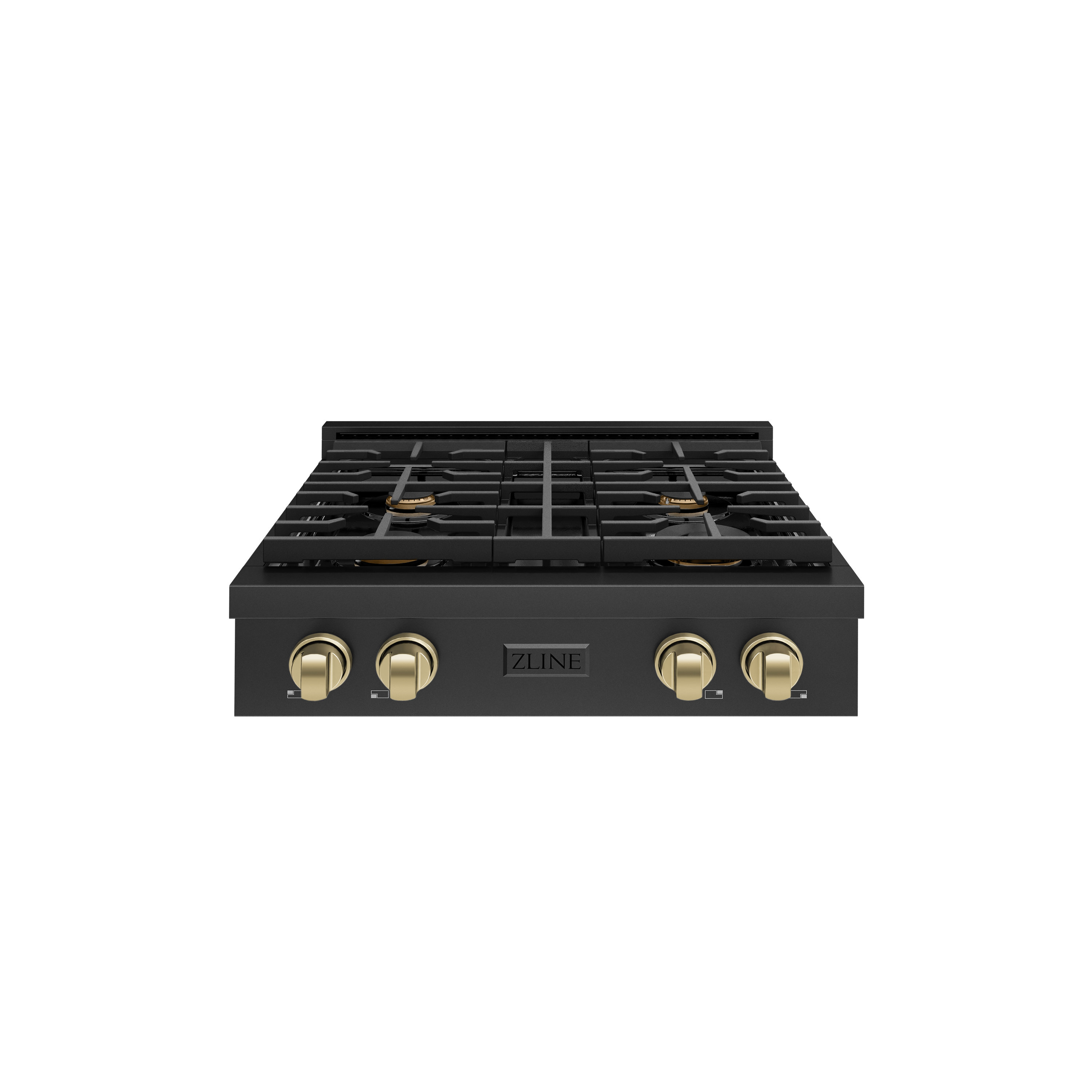 ZLINE 30 in. Autograph Paramount Rangetop in Black Stainless Steel w ...