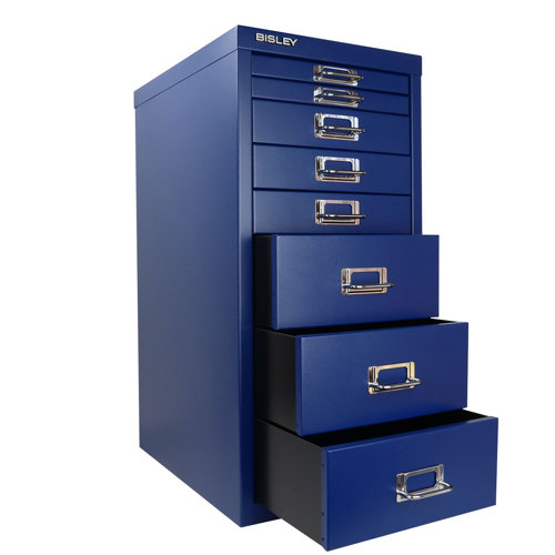 Bisley 11'' Wide 8 -Drawer Steel File Cabinet & Reviews | Wayfair