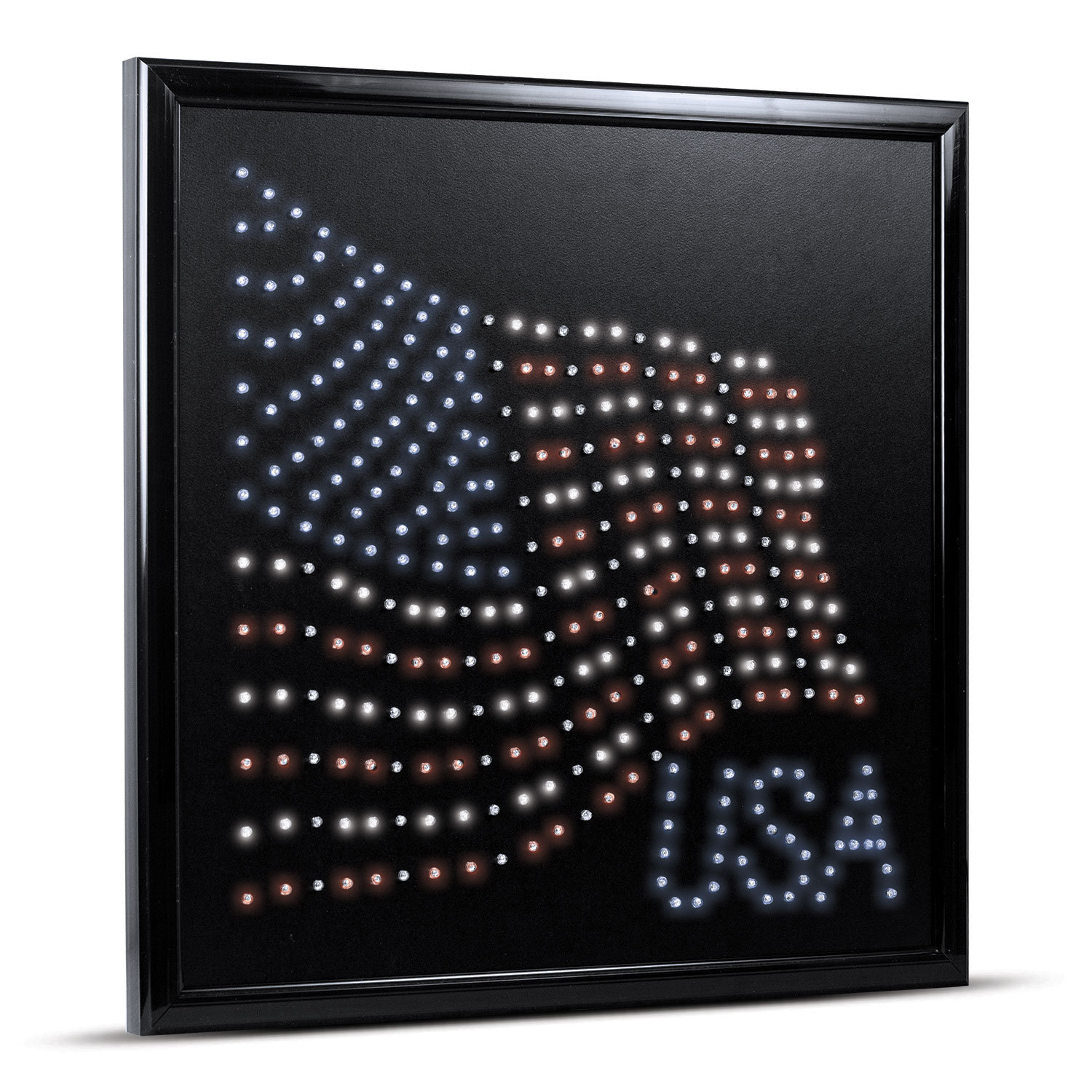 Crystal Art Gallery USA American Flag LED Marquee Sign & Reviews ...