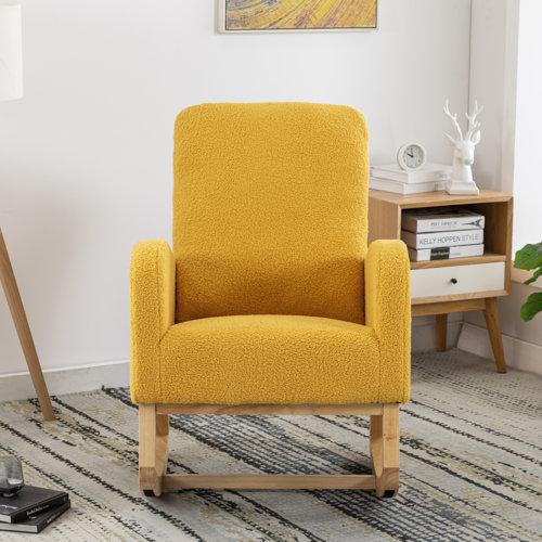 Yellow Rocking Chairs You'll Love | Wayfair