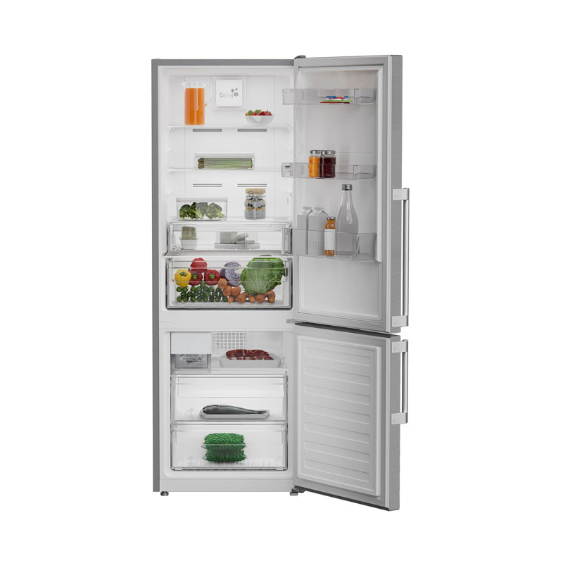 Blomberg 24” Counter-Depth Bottom Freezer Refrigerator with Ice Maker ...