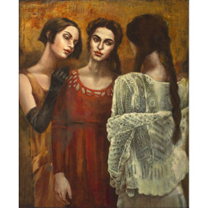 RFA Decor Three Muses by Claudette - Wrapped Canvas Painting | Perigold