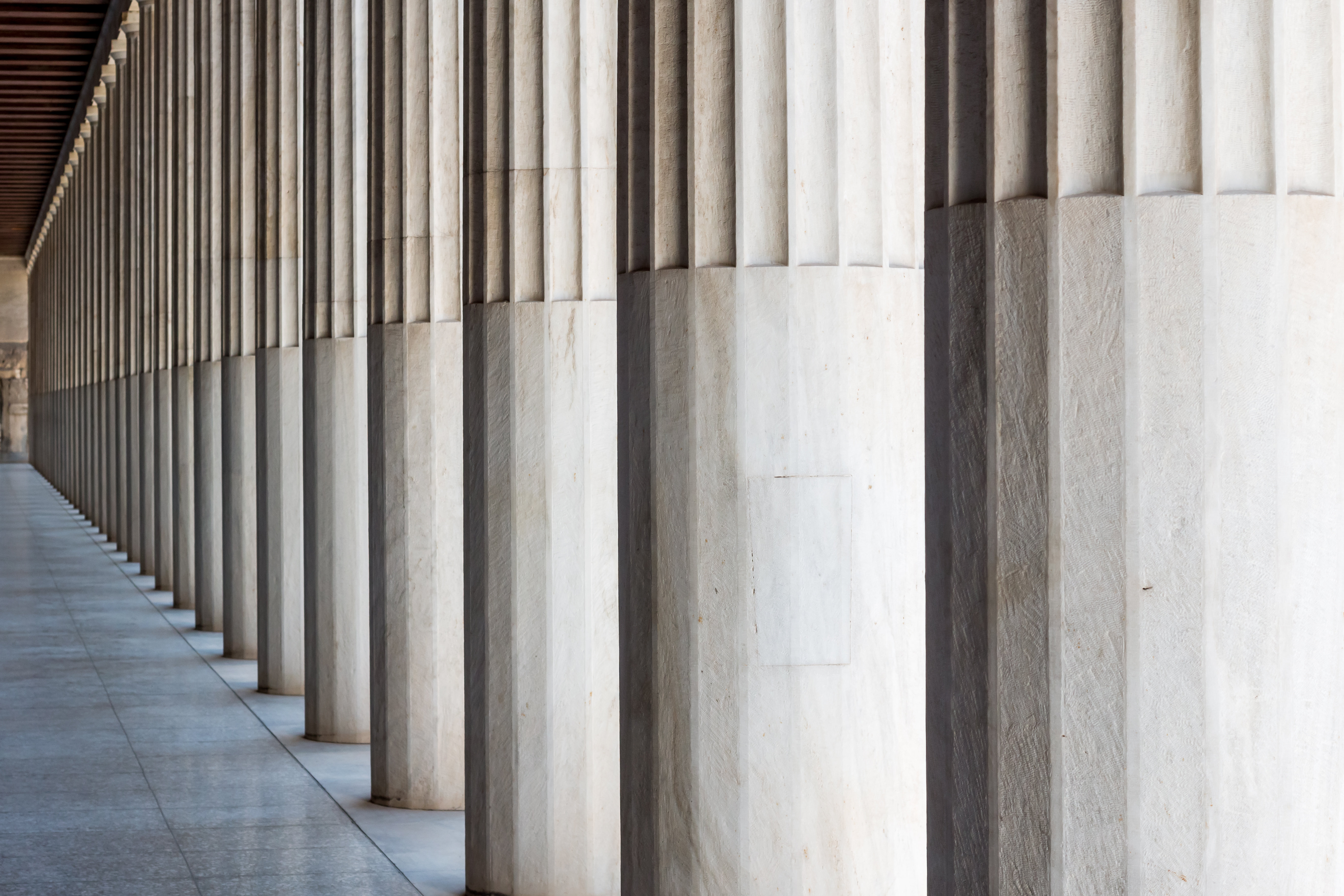 17 Stories Greek Stone Columns by EyalGranit - Wrapped Canvas ...
