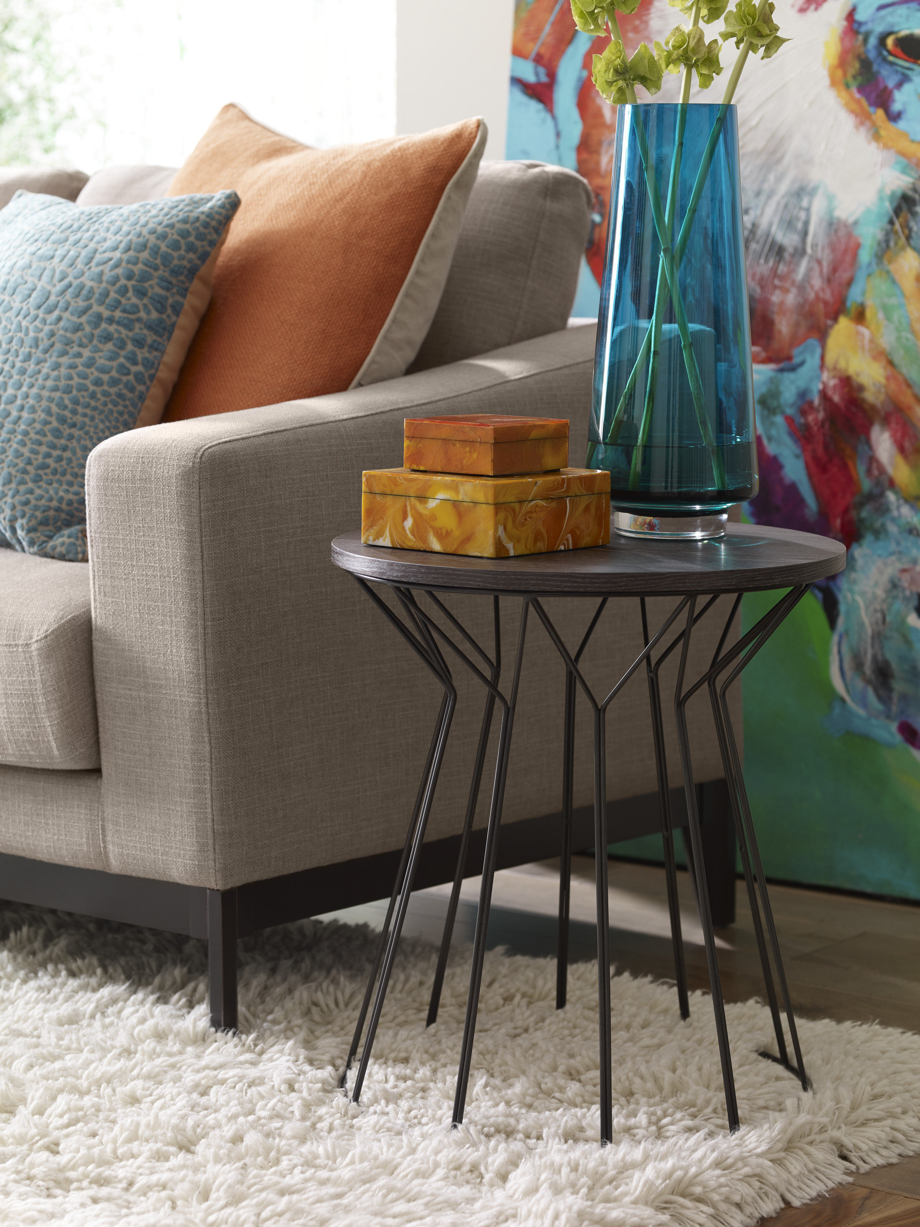 Elle Decor Fleur Fleur Side Table & Reviews | Wayfair