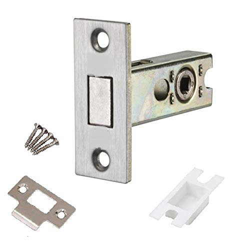 17 Stories Bolt Through Tubular Dead Bolt in Matt Black for Bathroom ...