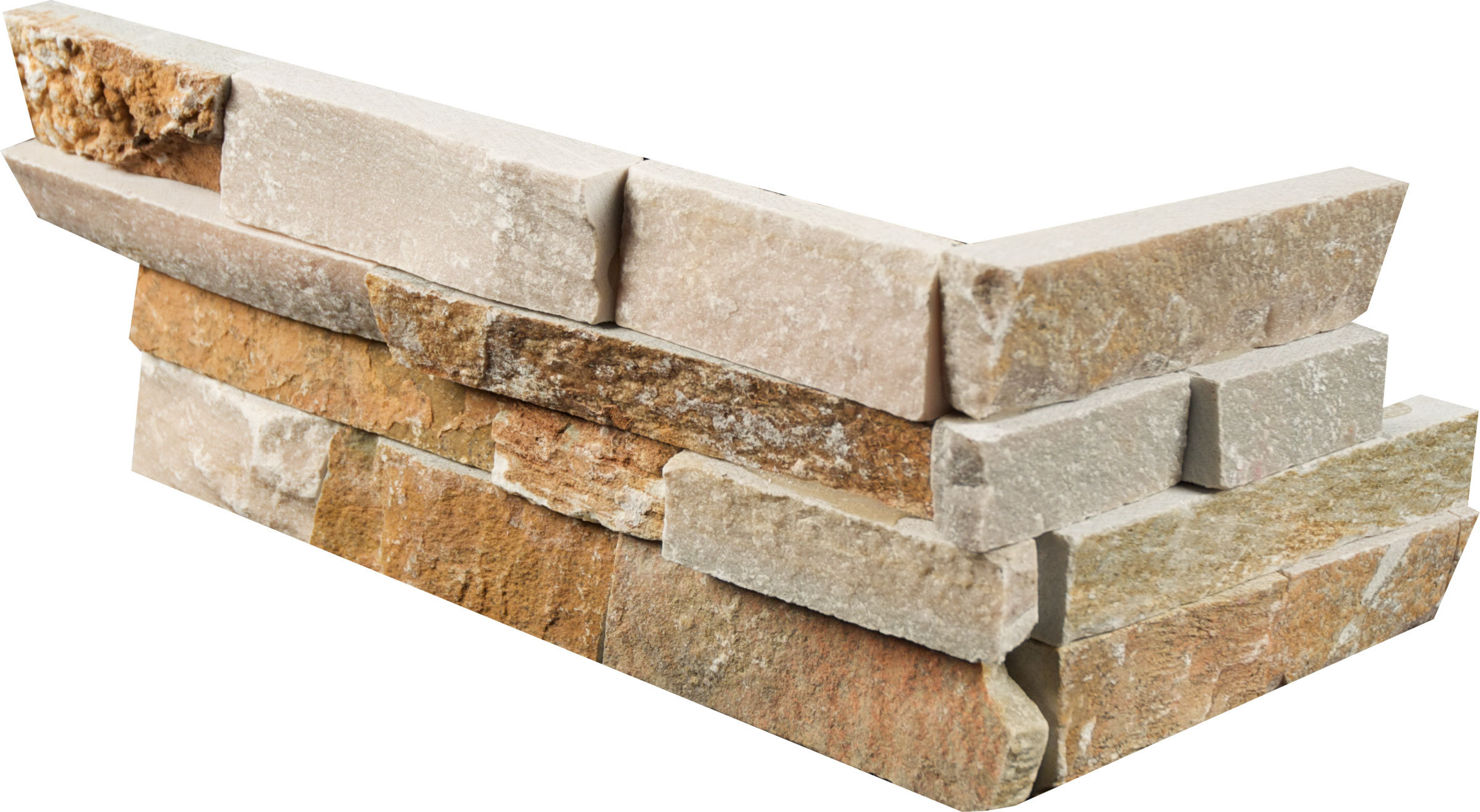 Bedrosians Ledger Random Sized Slate Linear Mosaic Wall & Floor Tile ...