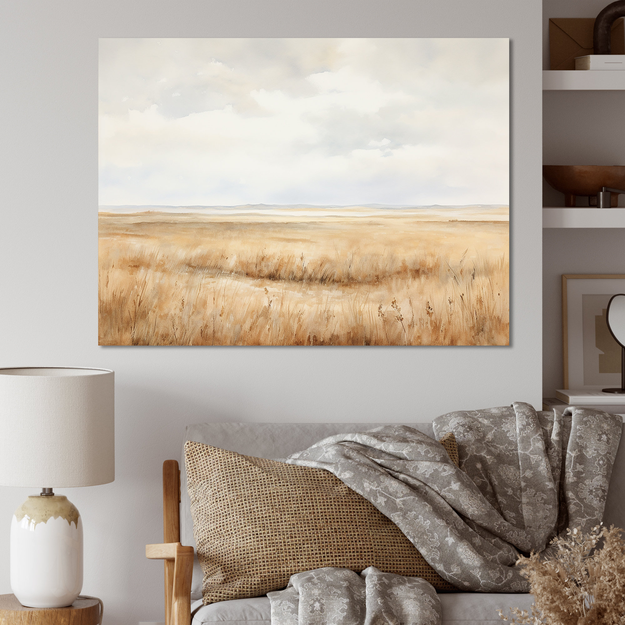 Design Art Prairies Charm Liquid Art Majestic Grasslands I - Prairies ...