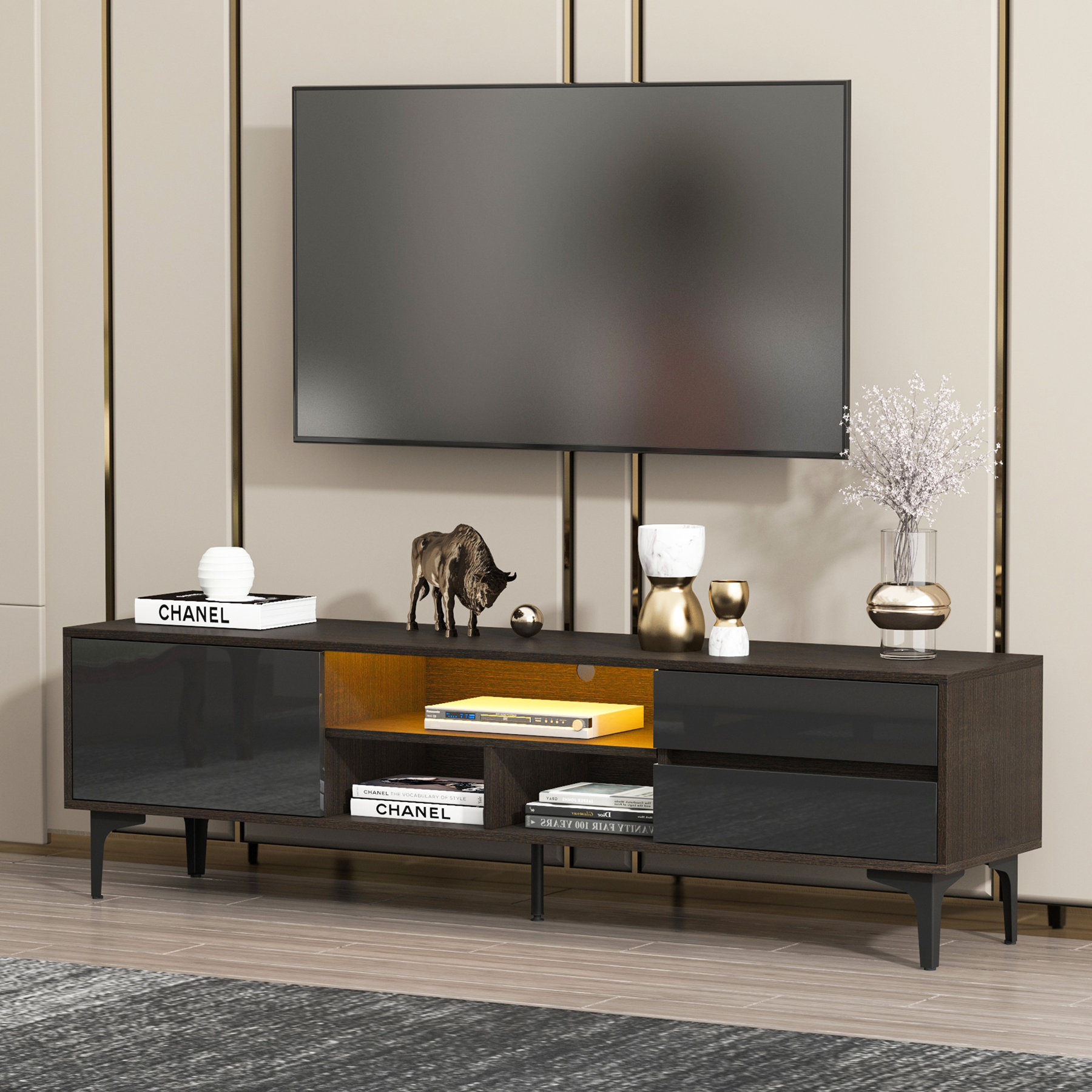 Mercer41 TV stand,TV Cabinet,entertainment center,TV console,media ...