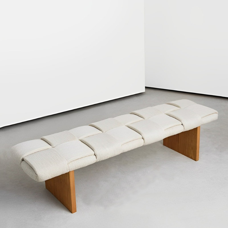 Hokku Designs Thorleif Polyester Blend Upholstered Bench | Wayfair