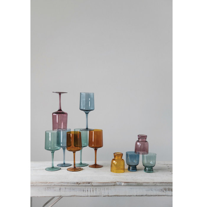 AllModern Orland 4 - Piece 7oz. Glass Drinking Glass Glassware Set ...