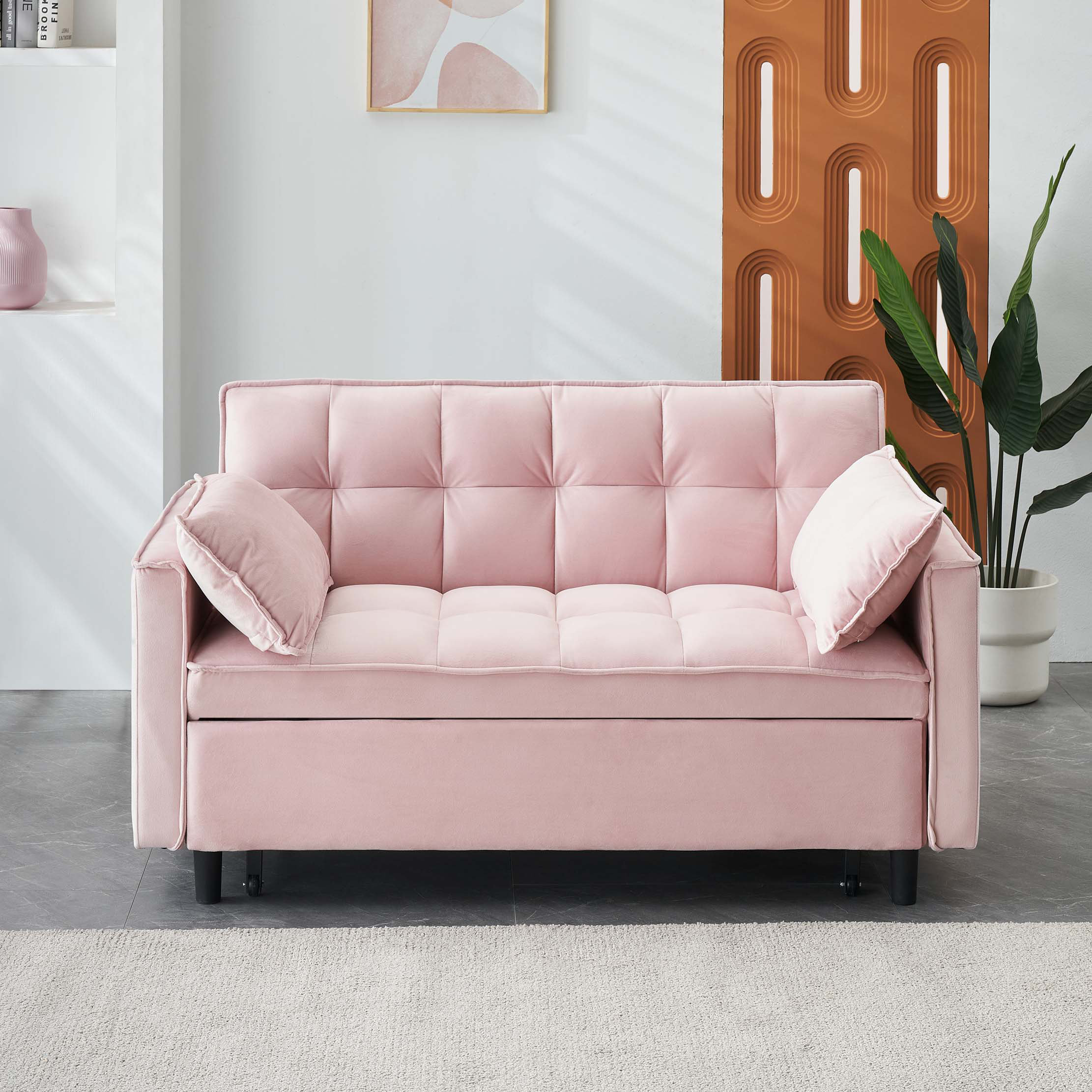 Ebern Designs Sofa Bed With Premium Cushioning | Wayfair