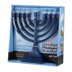 The Holiday Aisle® Classic LED Menorah & Reviews | Wayfair