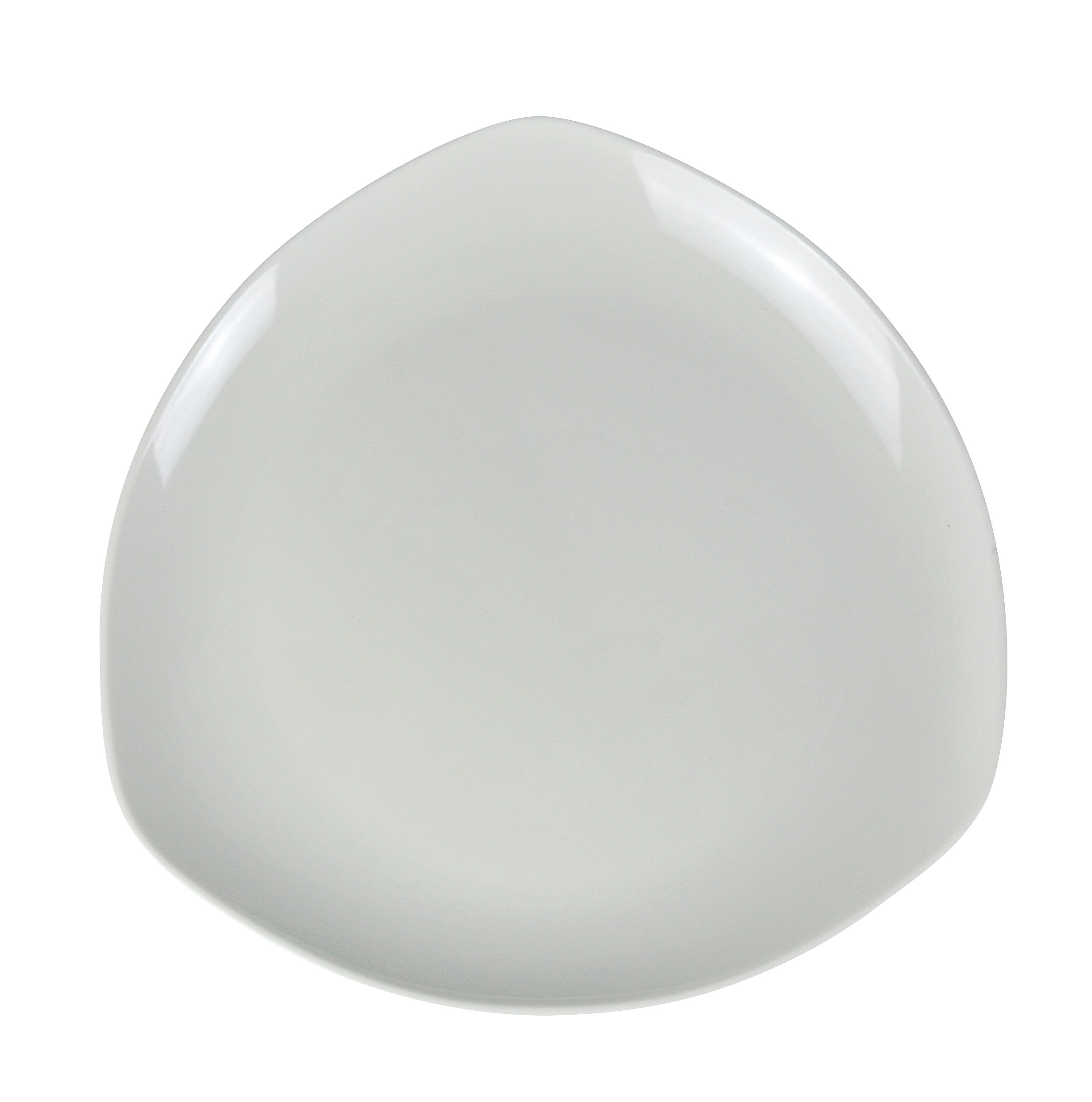 Yanco Milando Triangle Coupe Melamine Dinner Plate | Wayfair