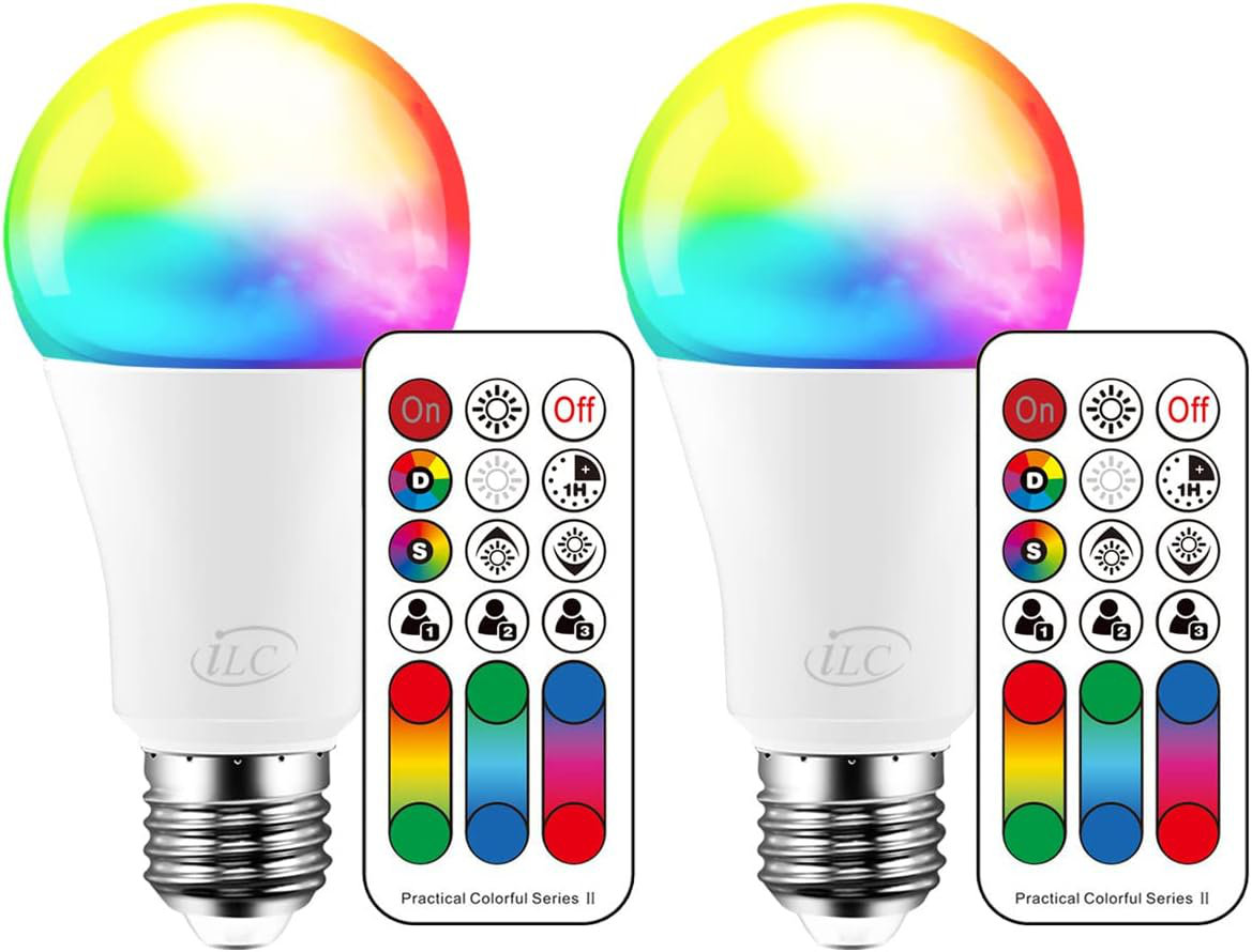iLC 10 Watt (70 Watt Equivalent) LED Non-Dimmable Light Bulb (2700K ...