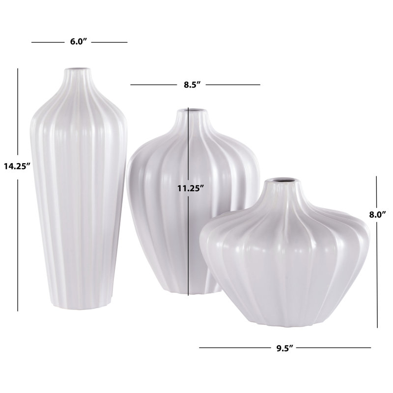 Ivy Bronx Abinabi Handmade Ceramic Table Vase | Wayfair