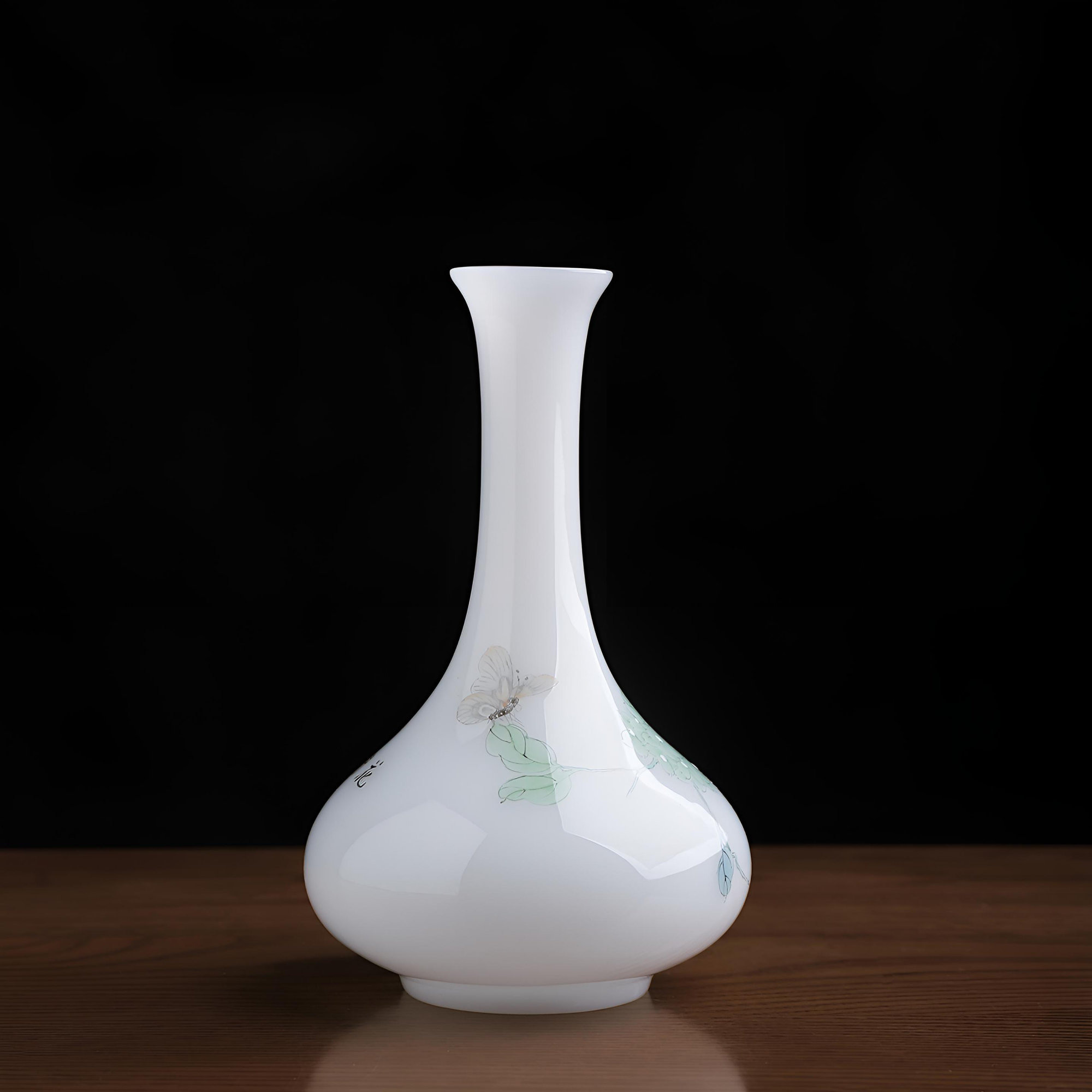 Infinity Lustrous Frosted Porcelain Vase – Subtle Oriental Aesthetics ...