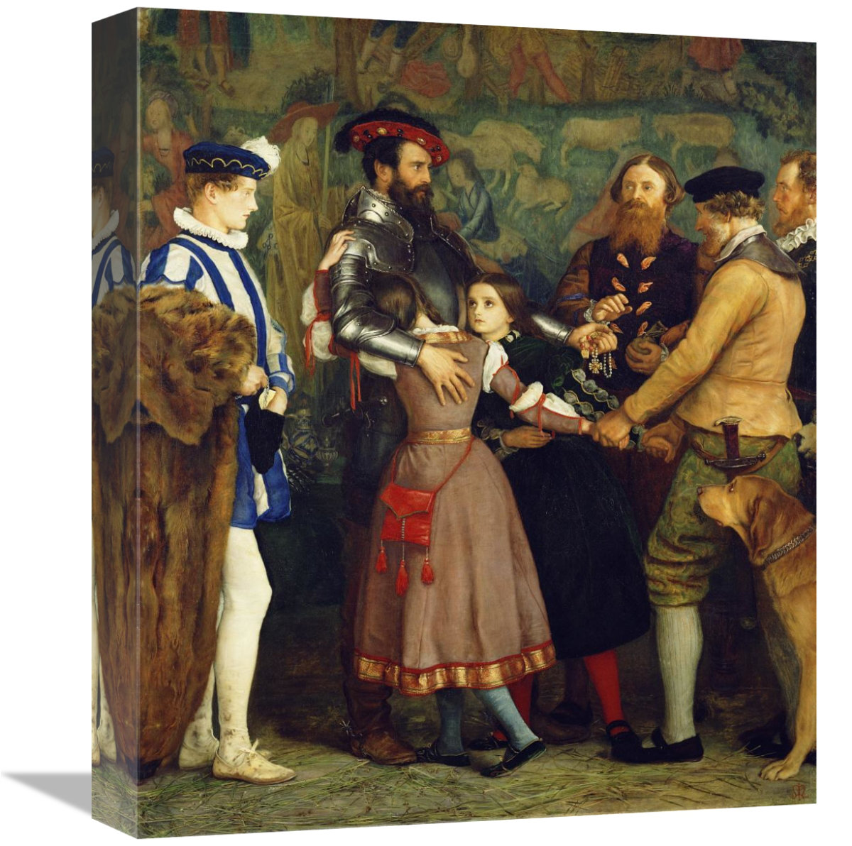 East Urban Home 'The Ransom' Print on Wrapped Canvas in Brown/Gray ...