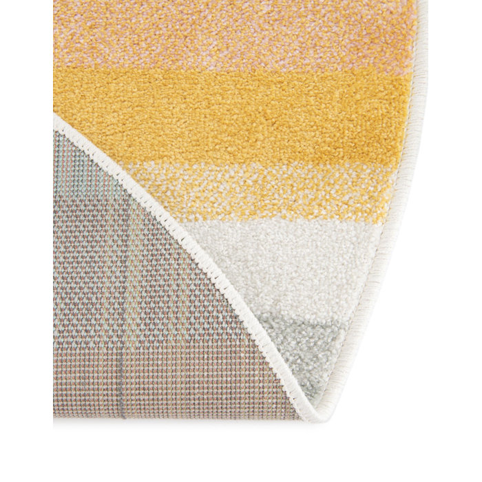 Unique Loom Striped Machine Woven Polyethylene Plastic Rug & Reviews ...