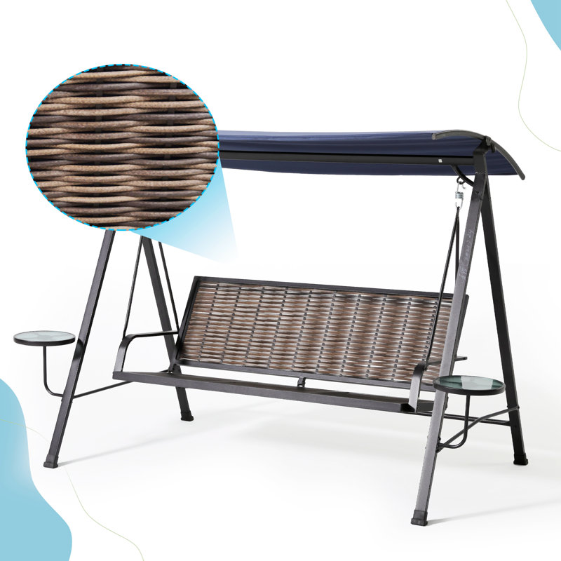 Latitude Run® Rohnan Porch Swing with Canopy | Wayfair