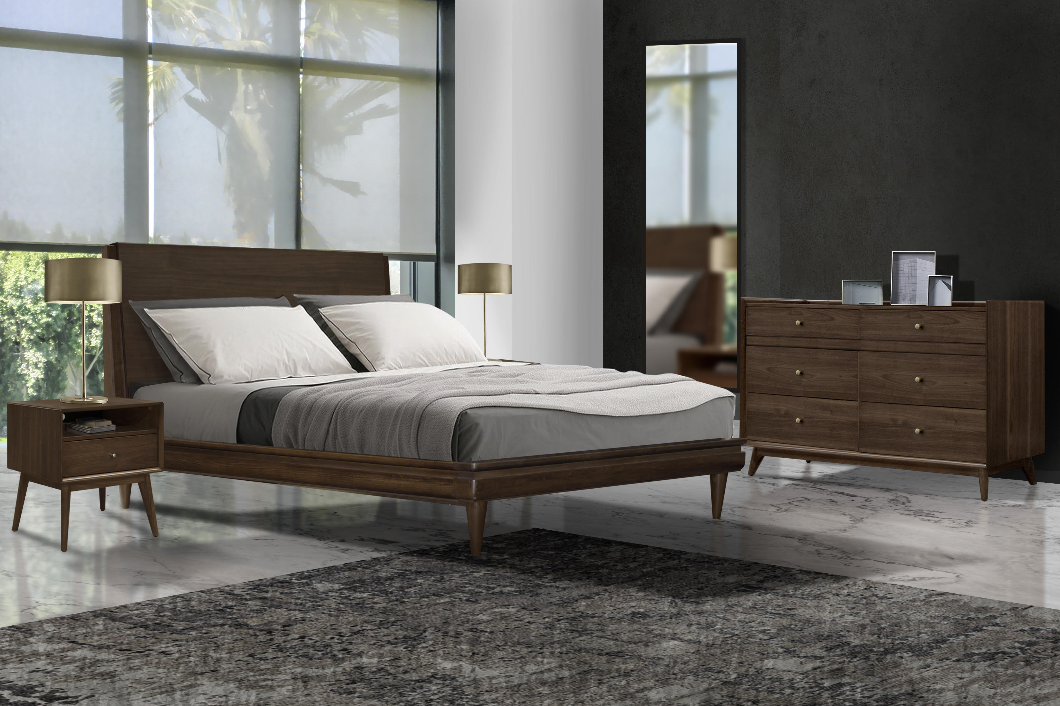 Wade Logan® Kasson Platform 4 Piece Bedroom Set | Wayfair