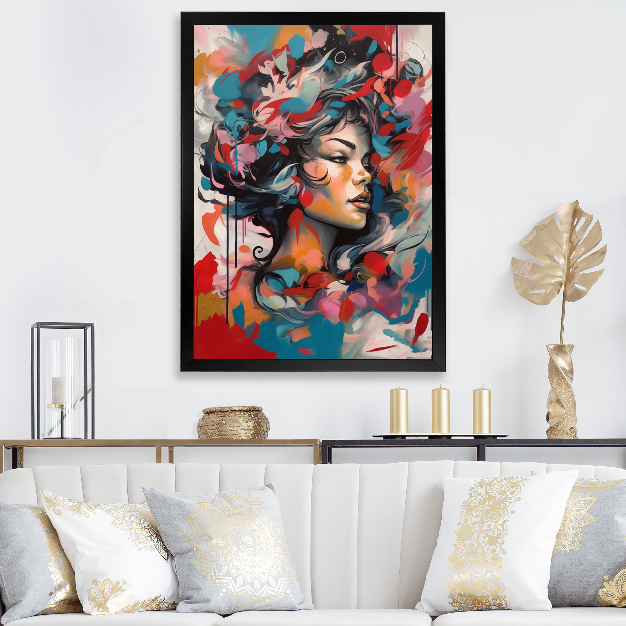 Mercer41 Female Pop Art Portrait III " Female Pop Art Portrait III ...