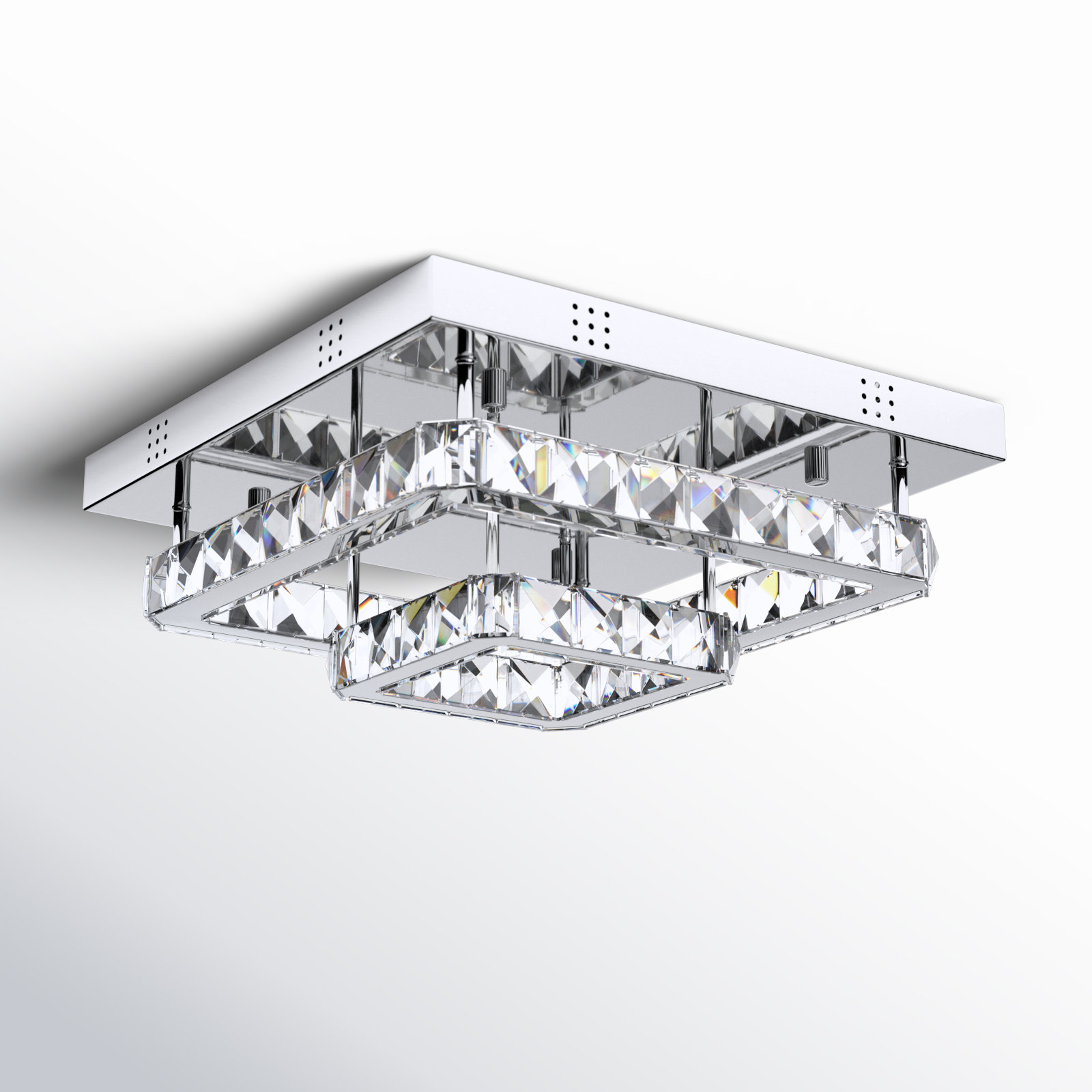 Willa Arlo™ Interiors Charlesto 2-Light 13" LED Semi Flush Mount ...
