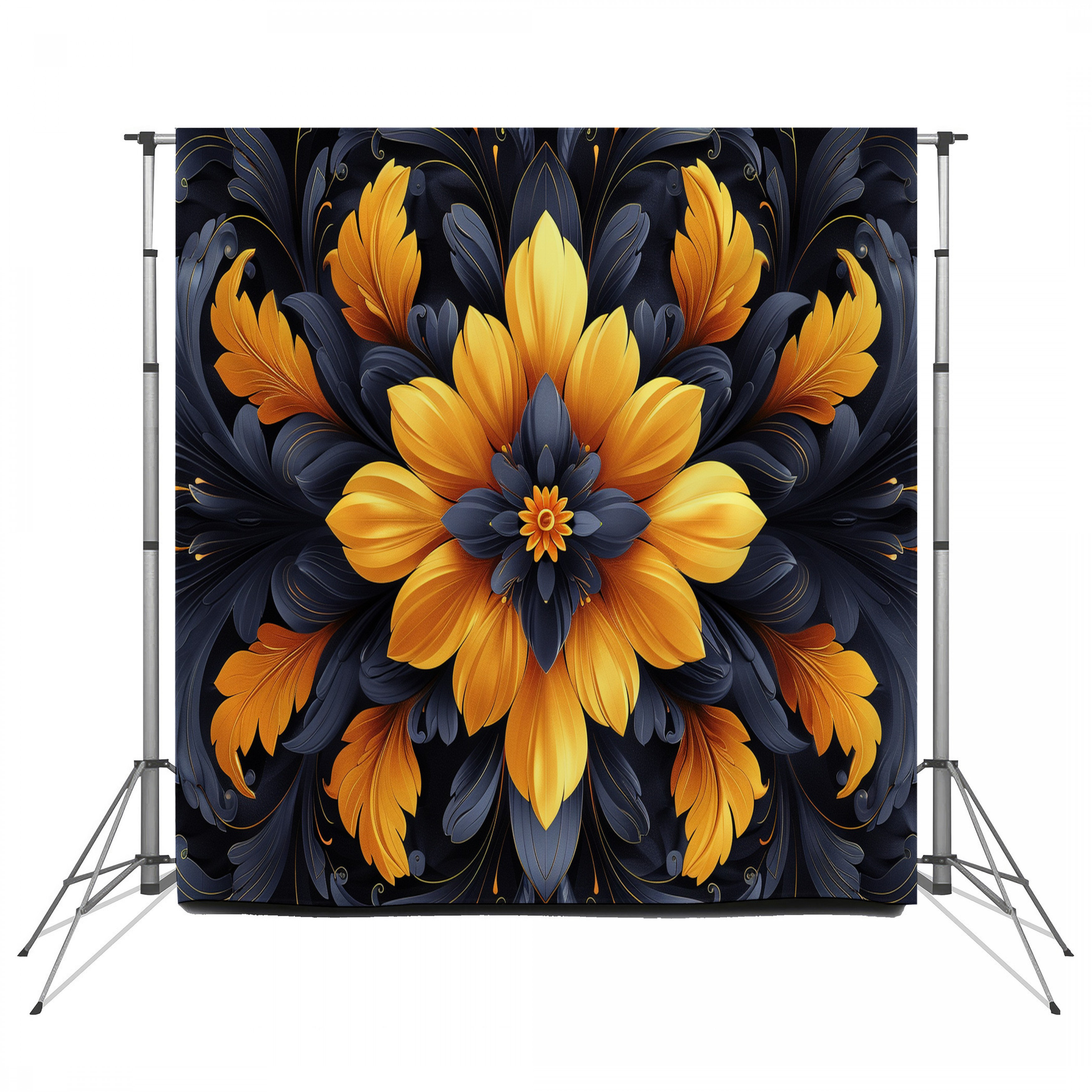 VisionDecor Botanical design Backdrop Floral Large Elegant Photo ...