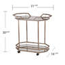 Mercer41 Howe Bar Cart & Reviews | Wayfair