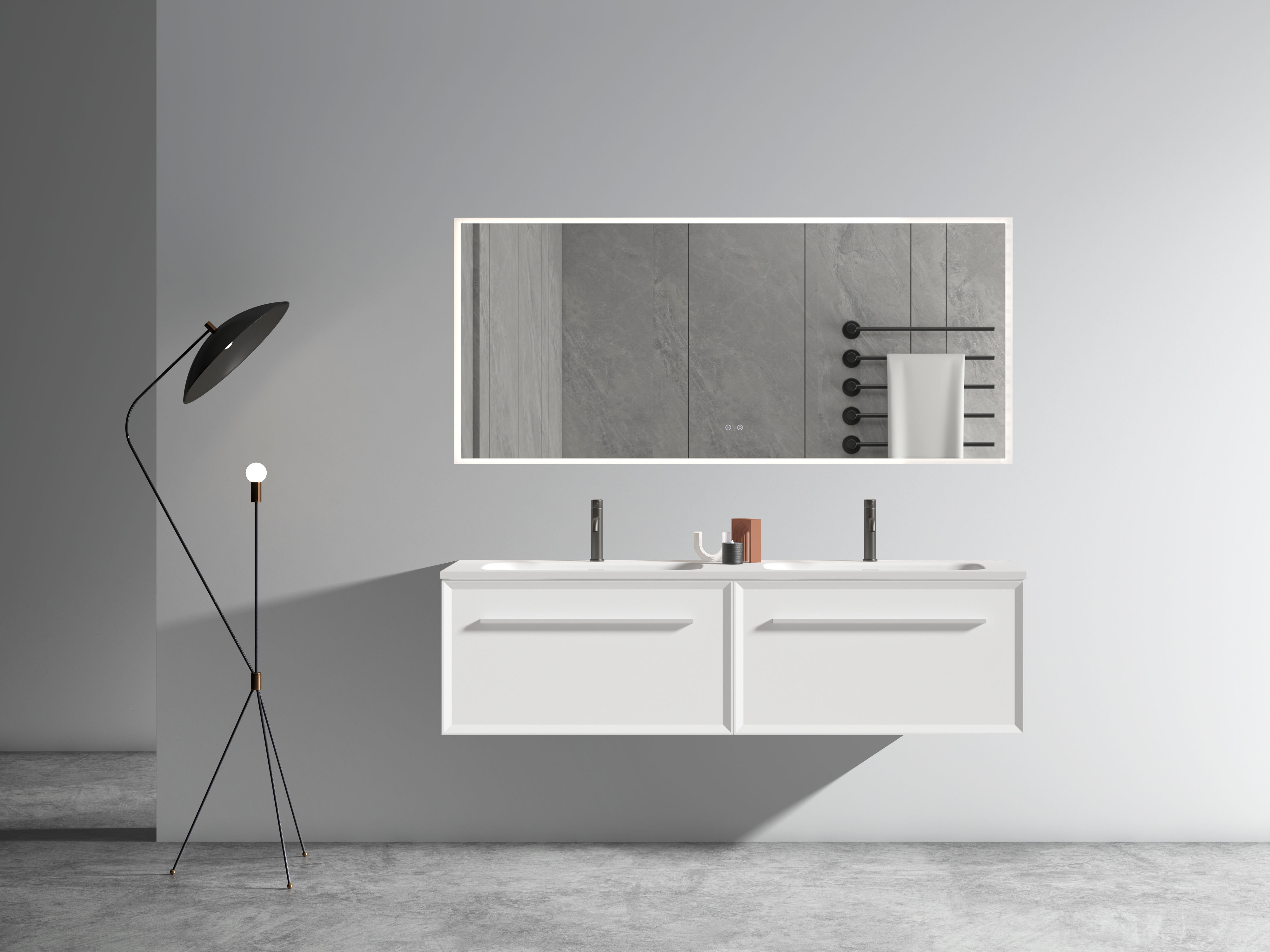 Latitude Run® Jesus Wall-Mounted Bathroom Vanity with Sink | Wayfair