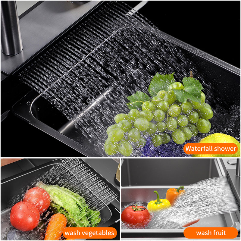 TTG PACE 31.5" L x 18'' W Double Bowl Marble Kitchen Sink - Wayfair Canada