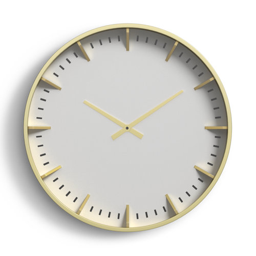 Gold Wall Clocks You'll Love | Wayfair