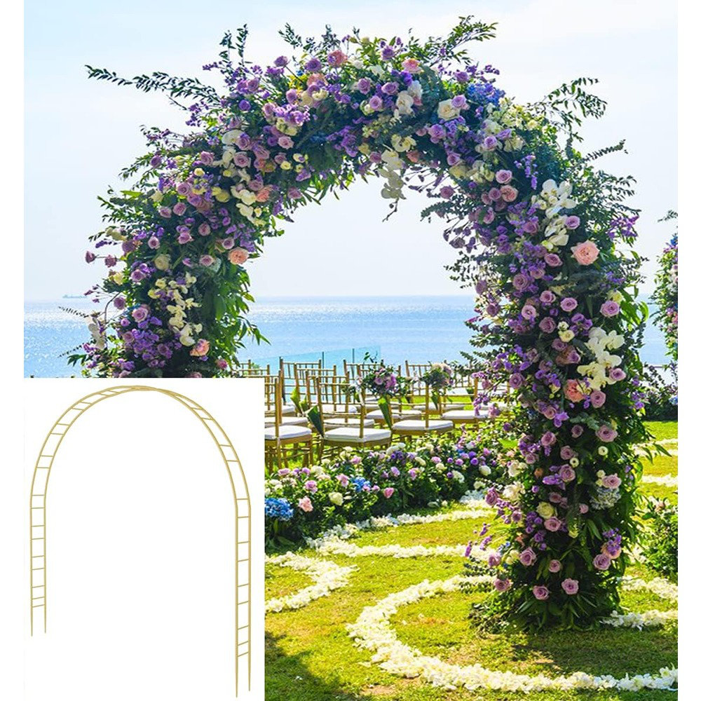 MAXAYA Extra Large Garden Arch , Wedding... | Wayfair