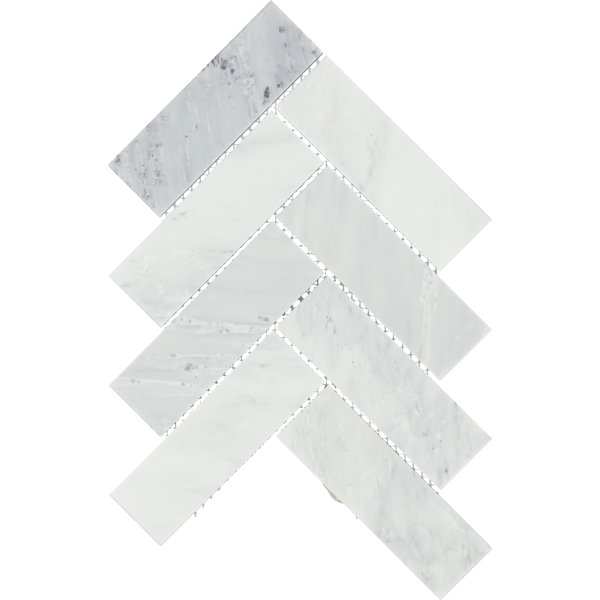 Gray Herringbone Floor & Wall Tiles