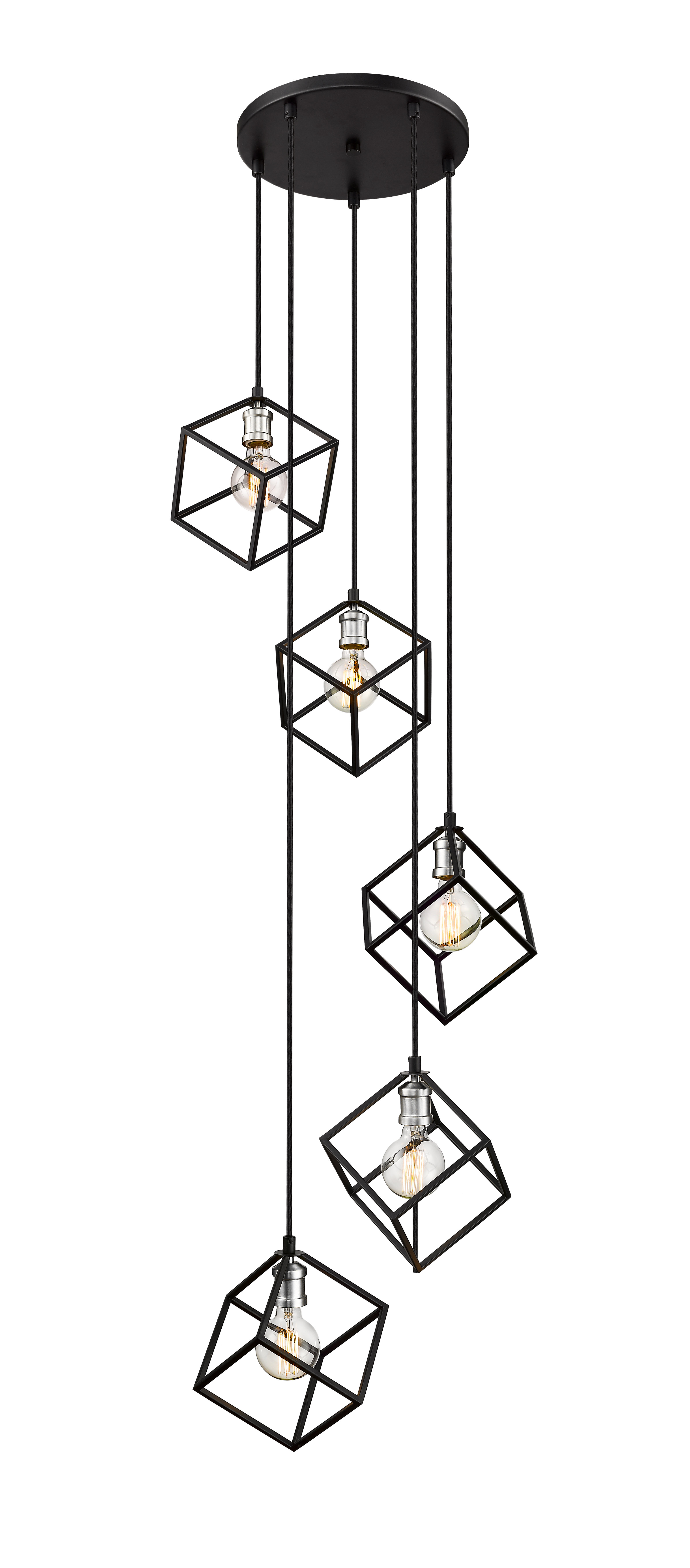 Brayden Studio® Menara 5 - Light Cluster Geometric Pendant | Wayfair