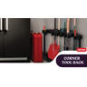 Keter Compact Durable Resin Garage and Shed Corner Tool Rack and ...