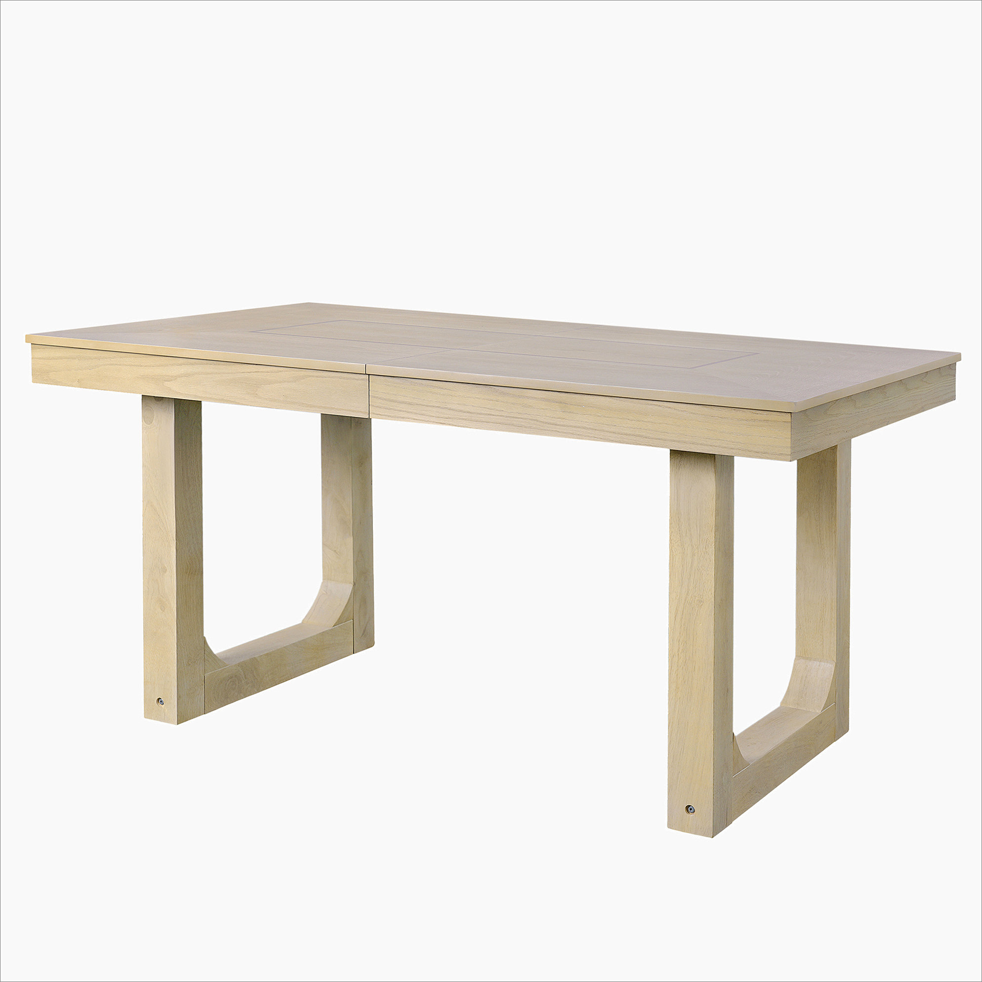 Gracie Oaks 60"-78" Extendable Dining Table, Farmhouse Wooden Kitchen ...