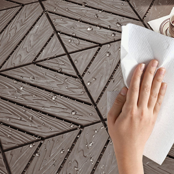 Wenty Plastic Composite Deck Tiles , Composite Decking Resist Rust ...