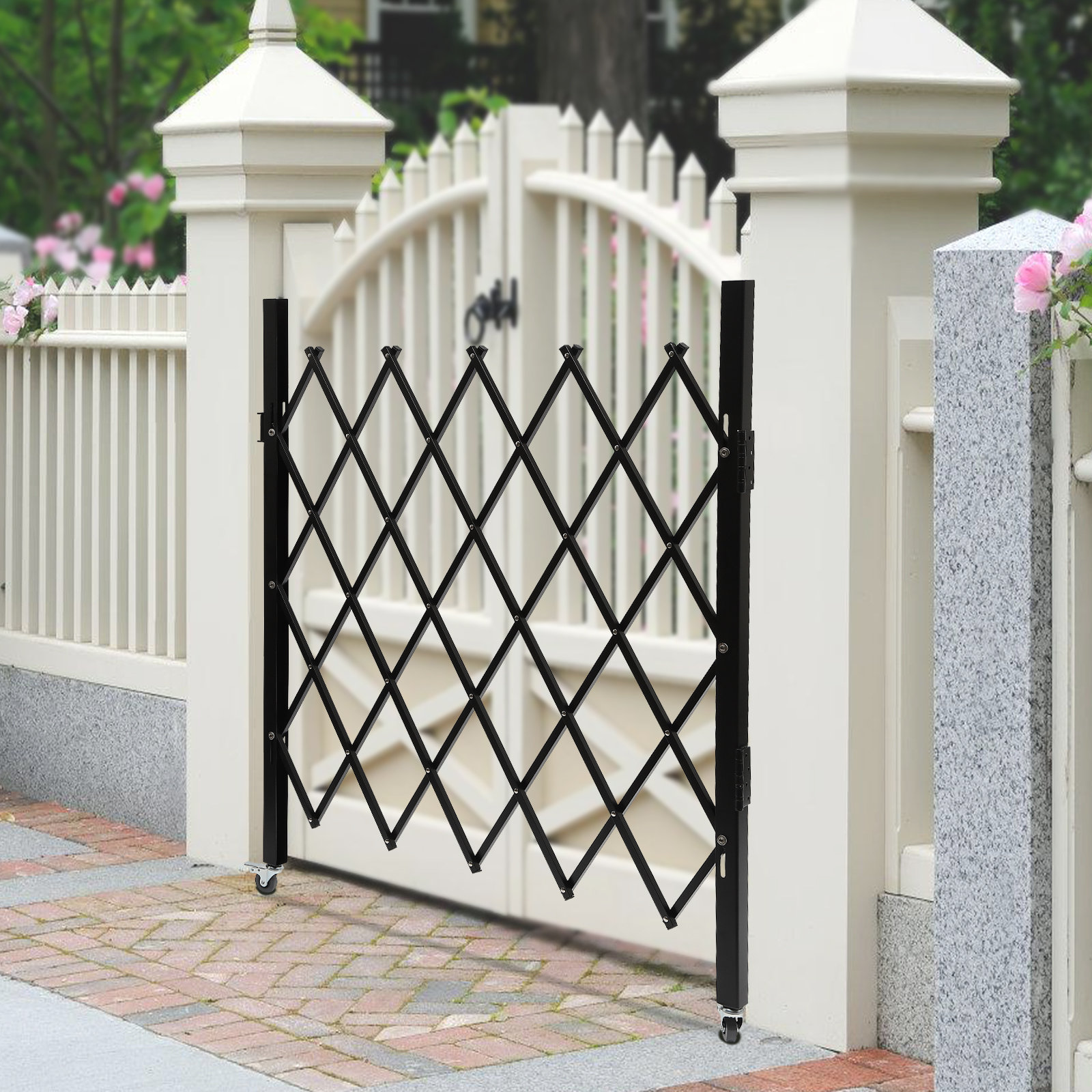 FRONG Security Black Metal Gate | Wayfair