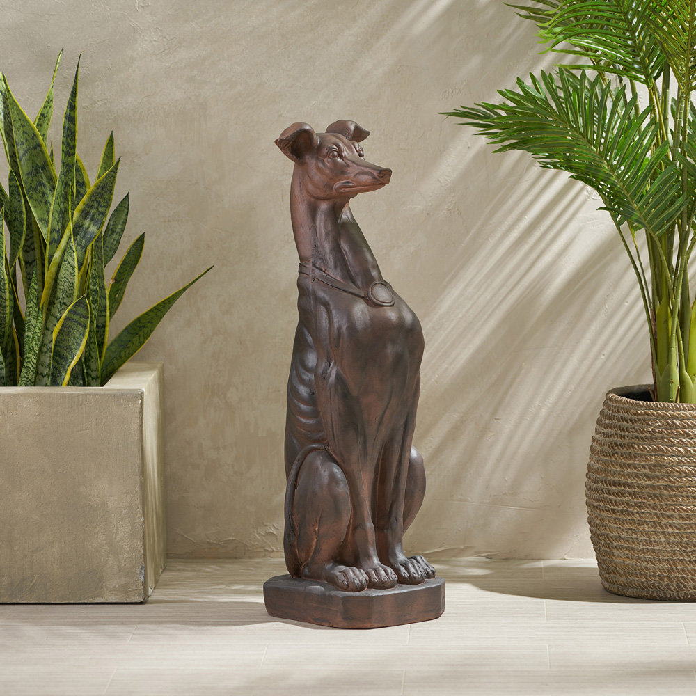 Lark Manor™ Greyhound Dog Garden Statue | Wayfair