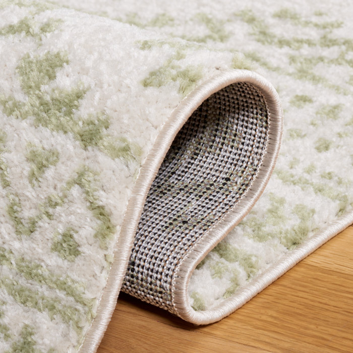 Langley Street Lorenco Performance Ivory/Sage Rug & Reviews | Wayfair