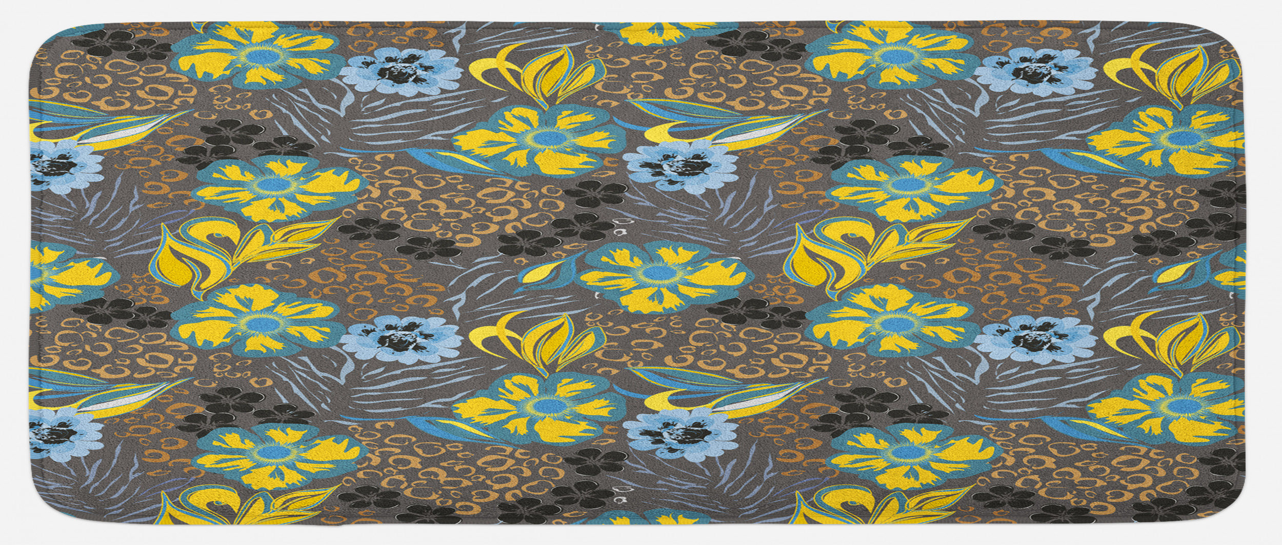 East Urban Home Abstract Kitchen Mat | Wayfair