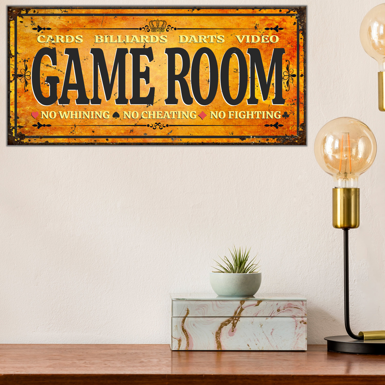 ATX CUSTOM SIGNS Game Room Sign | Wayfair