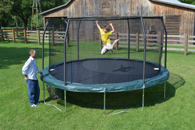 Jumpking JumpPOD 15' Trampoline with Enclosure | Wayfair