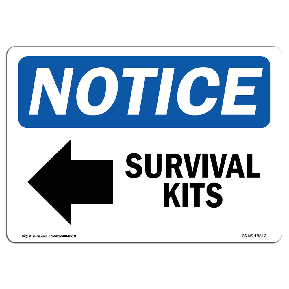 SignMission Survival Kits Sign with Symbol | Wayfair